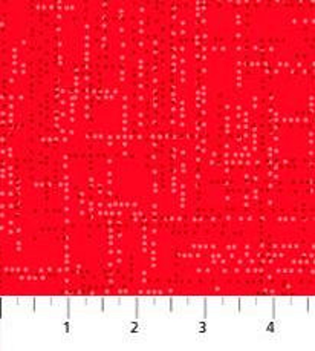 Fabric Dot Matrix Cherry Red Patrick Lose Northcott Quilt Cotton ...