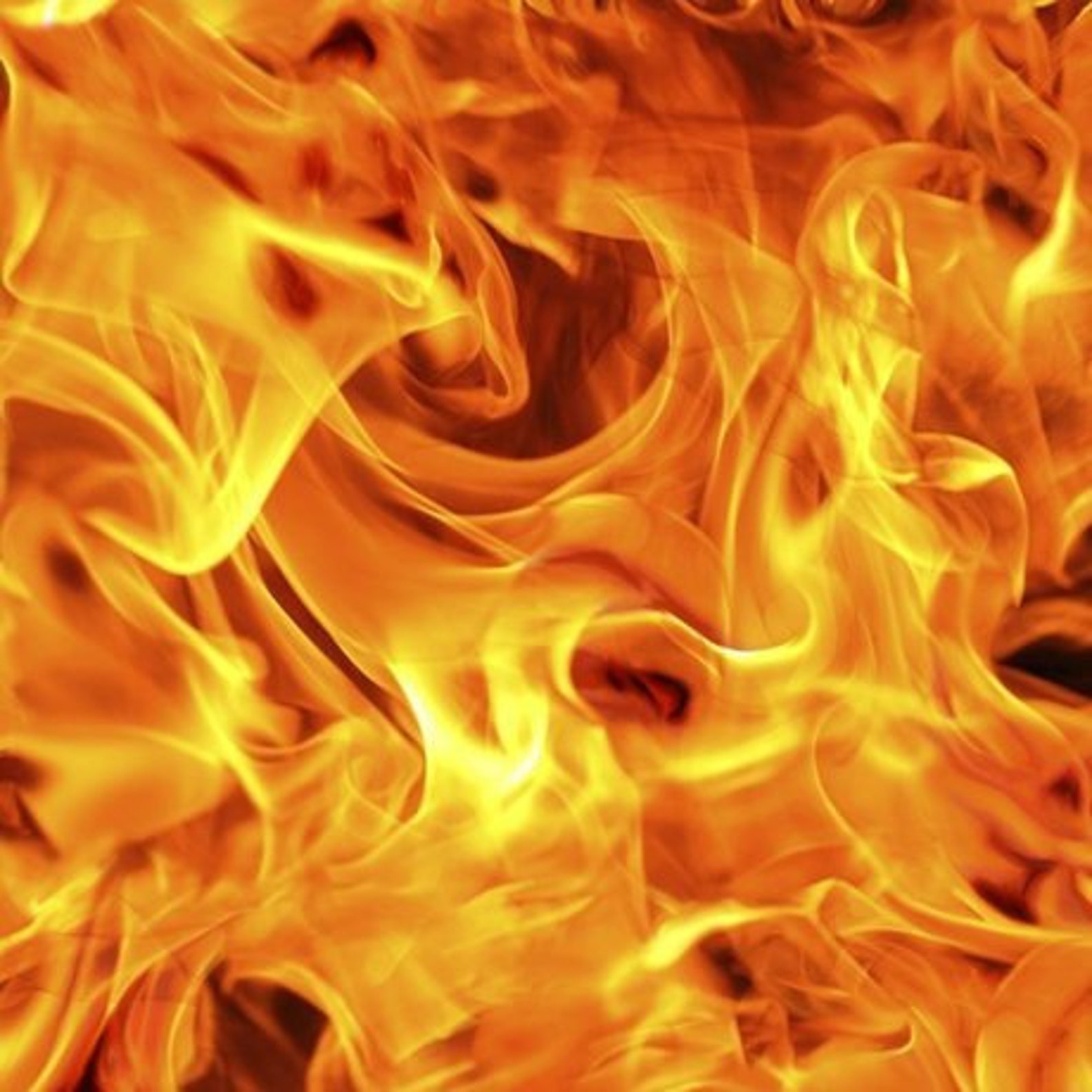 Fabric Open Air Fire Flames Orange Cotton Quilt Fabric Yardage 28109O ...