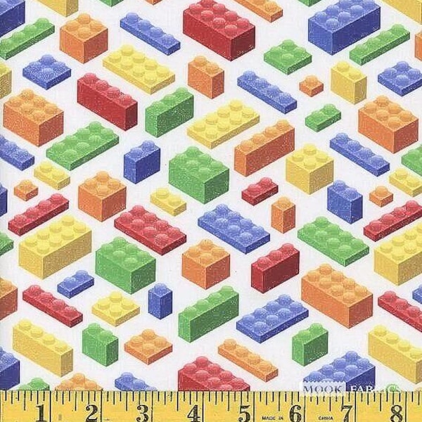 Legos Fabric - Etsy