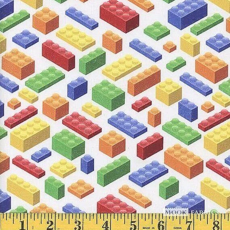 Legos Fabric - Etsy