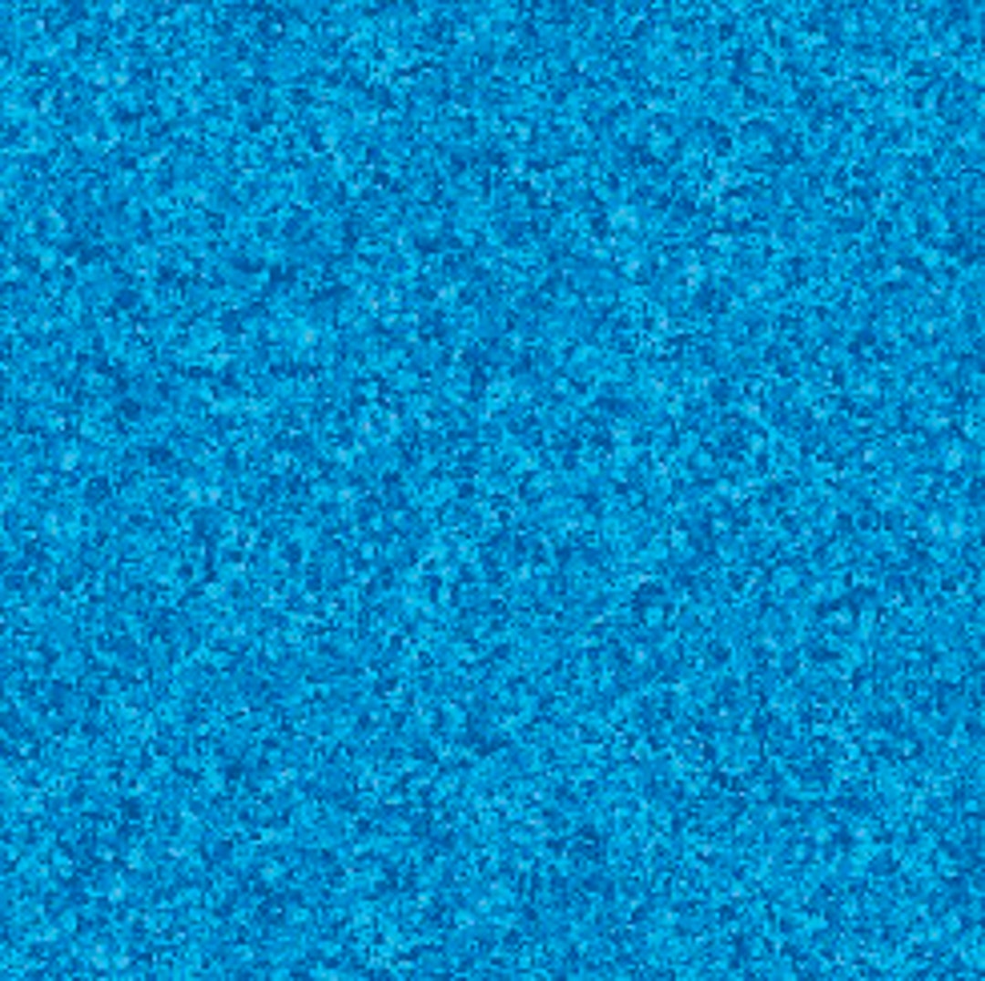 Fabric Color Blends Speckled Texture Cyan Blue Quilt Cotton QT Fabrics ...