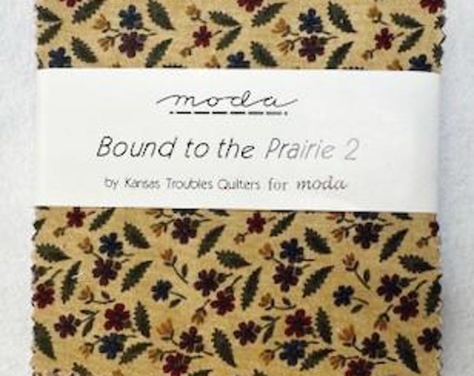 Charm Pack Bound to the Prairie 2 Collection 40- 5 Inch Squares Quilt ...