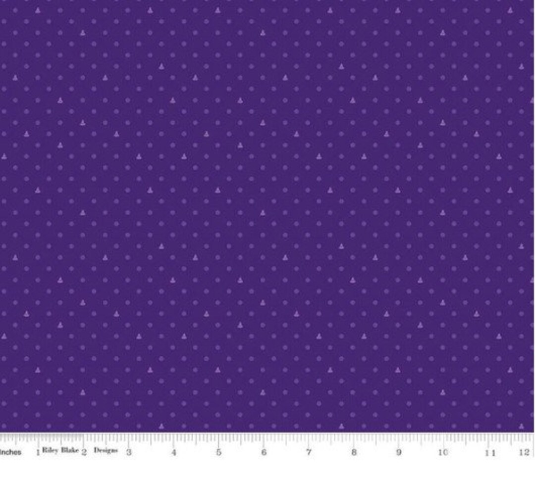 Fabric Crayola Licensed Colors of Kindness Dots Crayon Heads Purple ...