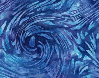 Expressions Batiks Tjaps Blue Violet Multi Yardage by Riley Blake ...