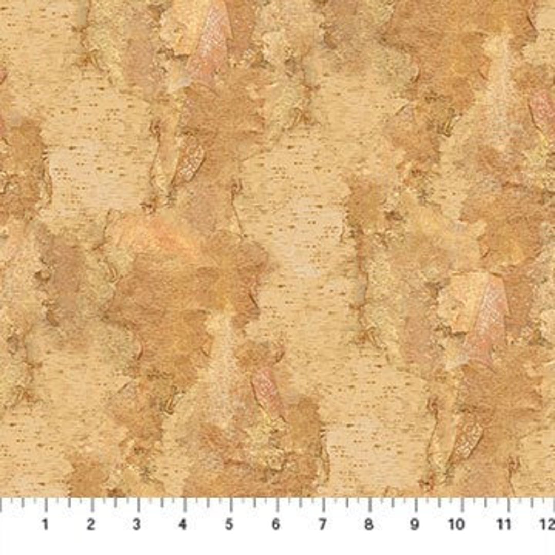 Fabric Tree Bark Texture Tan Cotton Quilt Fabric Tenderwood Northcott ...