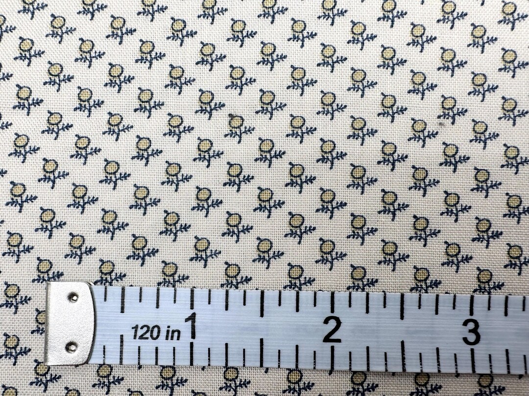 Fabric Tiny Buds on Cream Piecemakers Sampler Collection Pam Buda ...