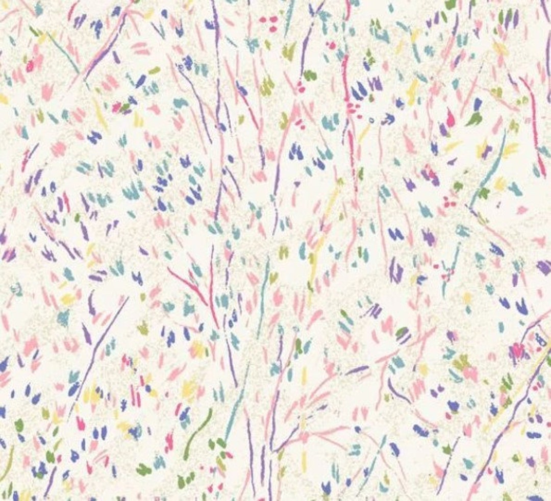 Fabric Rethink Pinks Confetti Cream Cotton Quilt Fabric Marcus 210154 ...