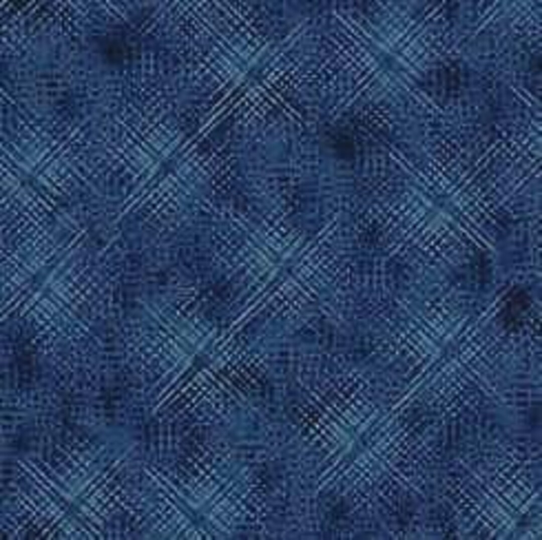Wideback Fabric Vertex Crosshatch Lines Navy Black 106 Inch Wide Cotton ...