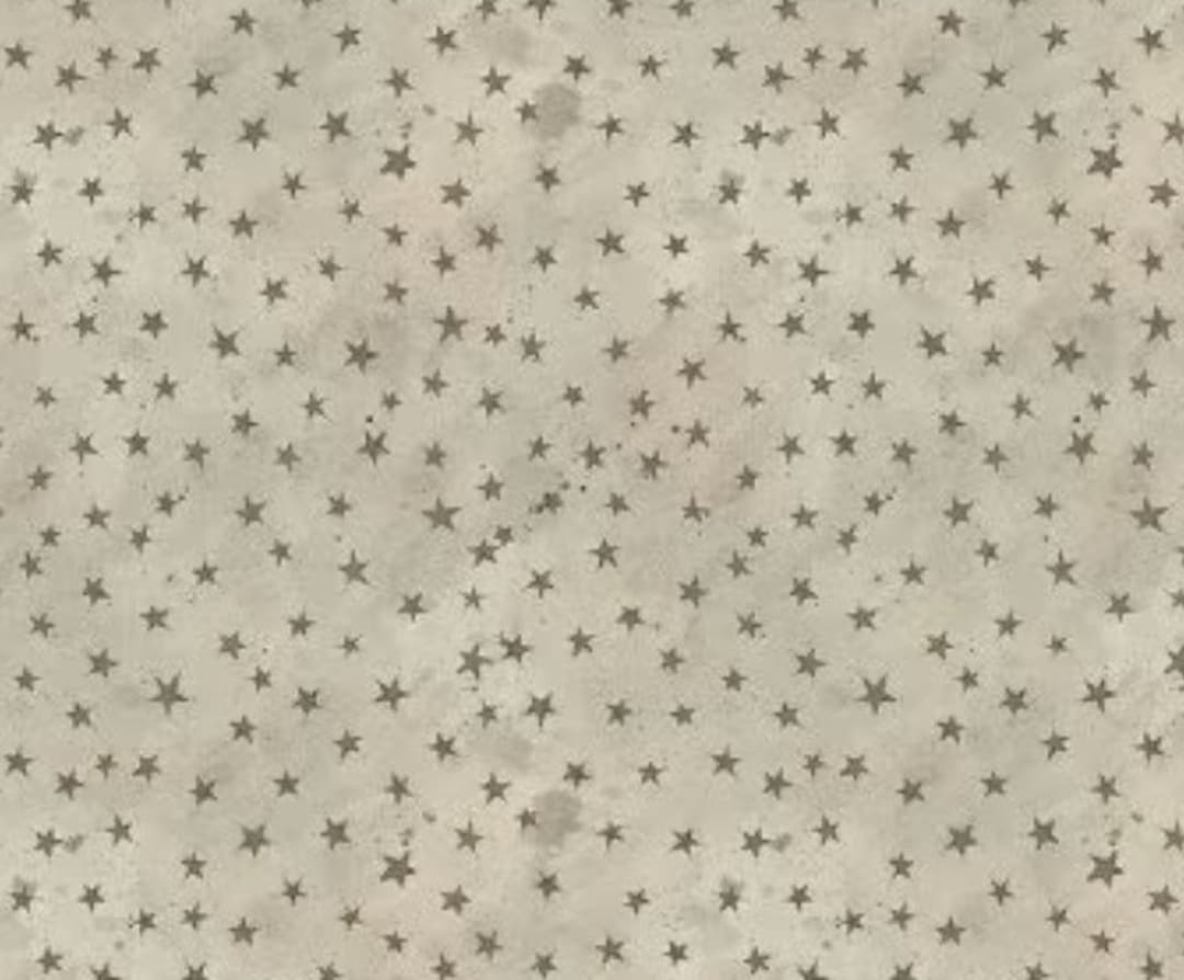 Fabric Bright Stars Americana Tiny Tan Stars Quilt Cotton Teresa Kogut ...