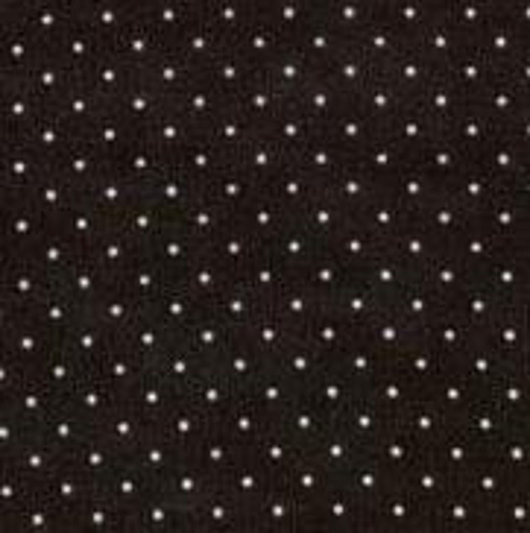 White Pin Dots on Black Fabric Moda Quilt Cotton 8654-41 - Etsy