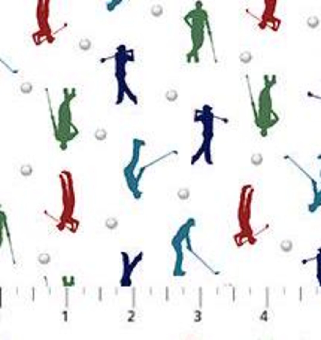 Fabric Golf Players Hole in One Quilt Cotton Northcott Quilt Cotton ...