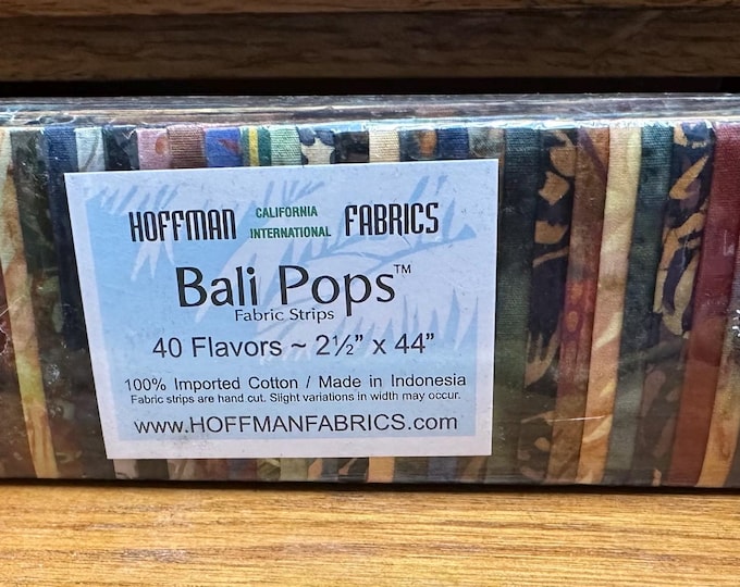 Batik Jellyroll Fabric Butterscotch Bali Pop 40 Precut 2.5” X 44" Inch ...