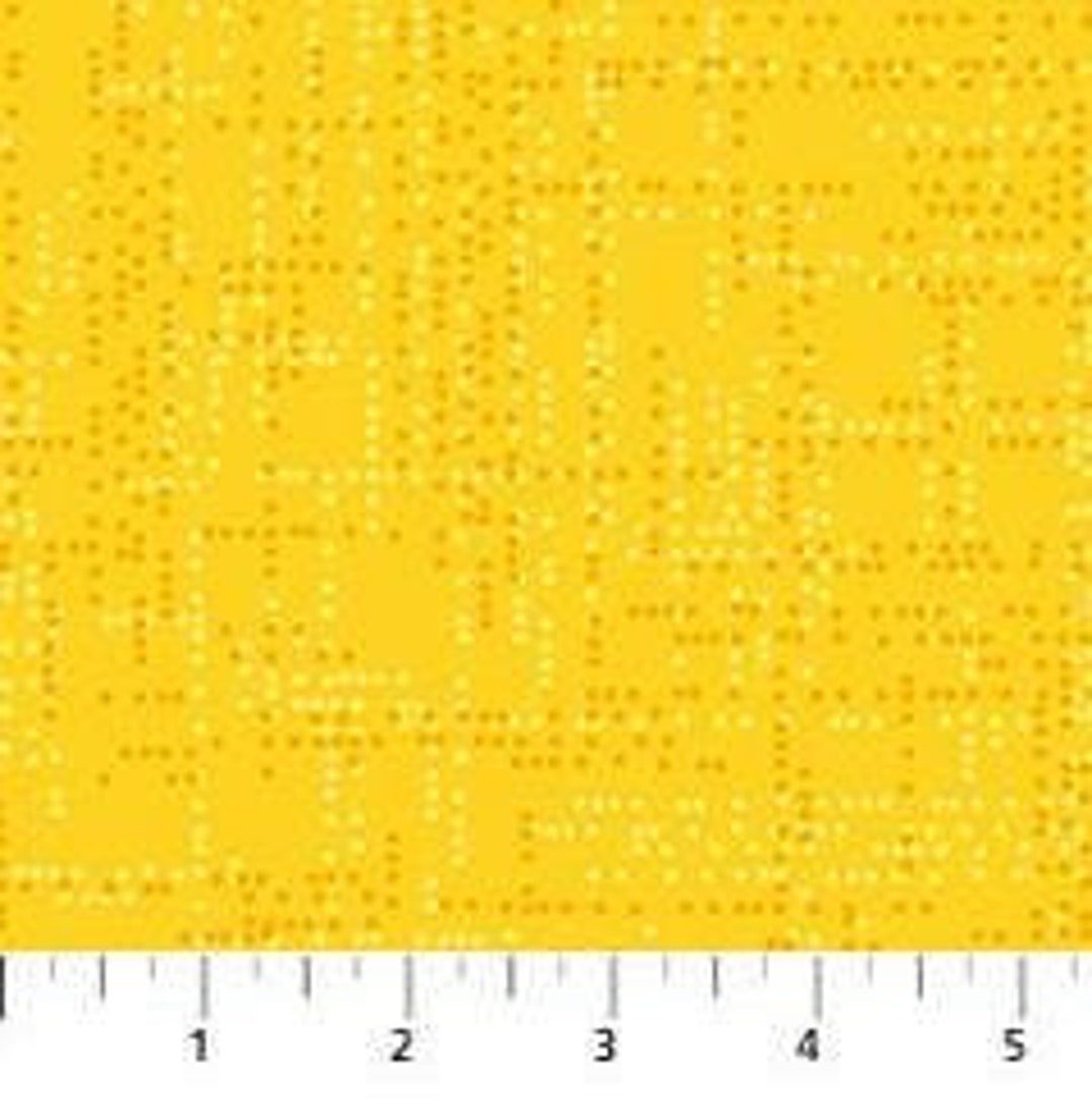 Fabric Golden Yellow Dot Matrix Collection Patrick Lose Northcott Quilt ...