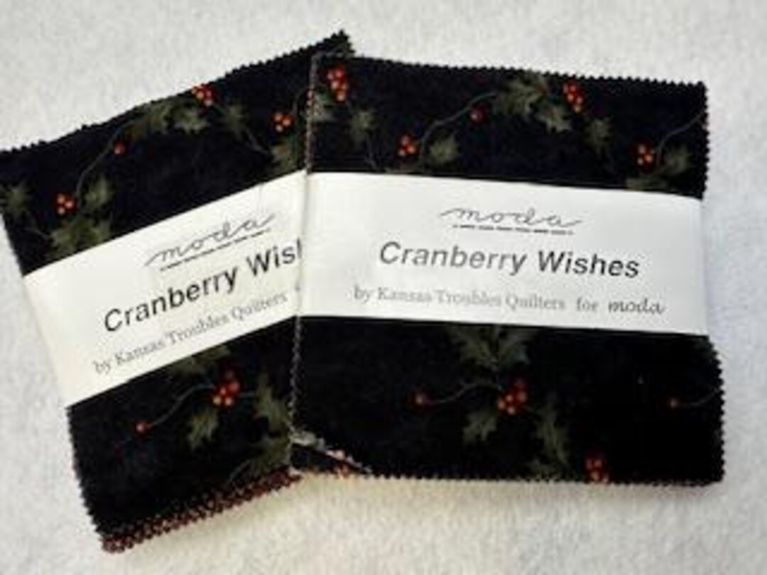Charm Packs 40 5 Inch Square Packs Cranberry Wishes Collection Kansas ...