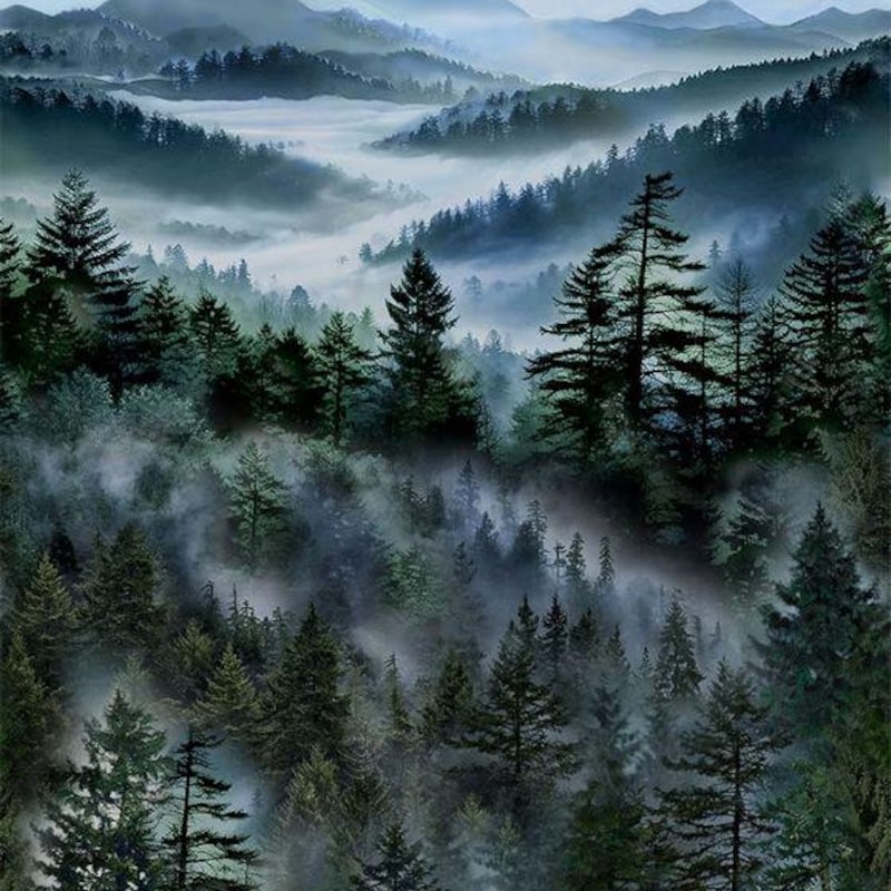 Mountain Quilt Panel - Etsy