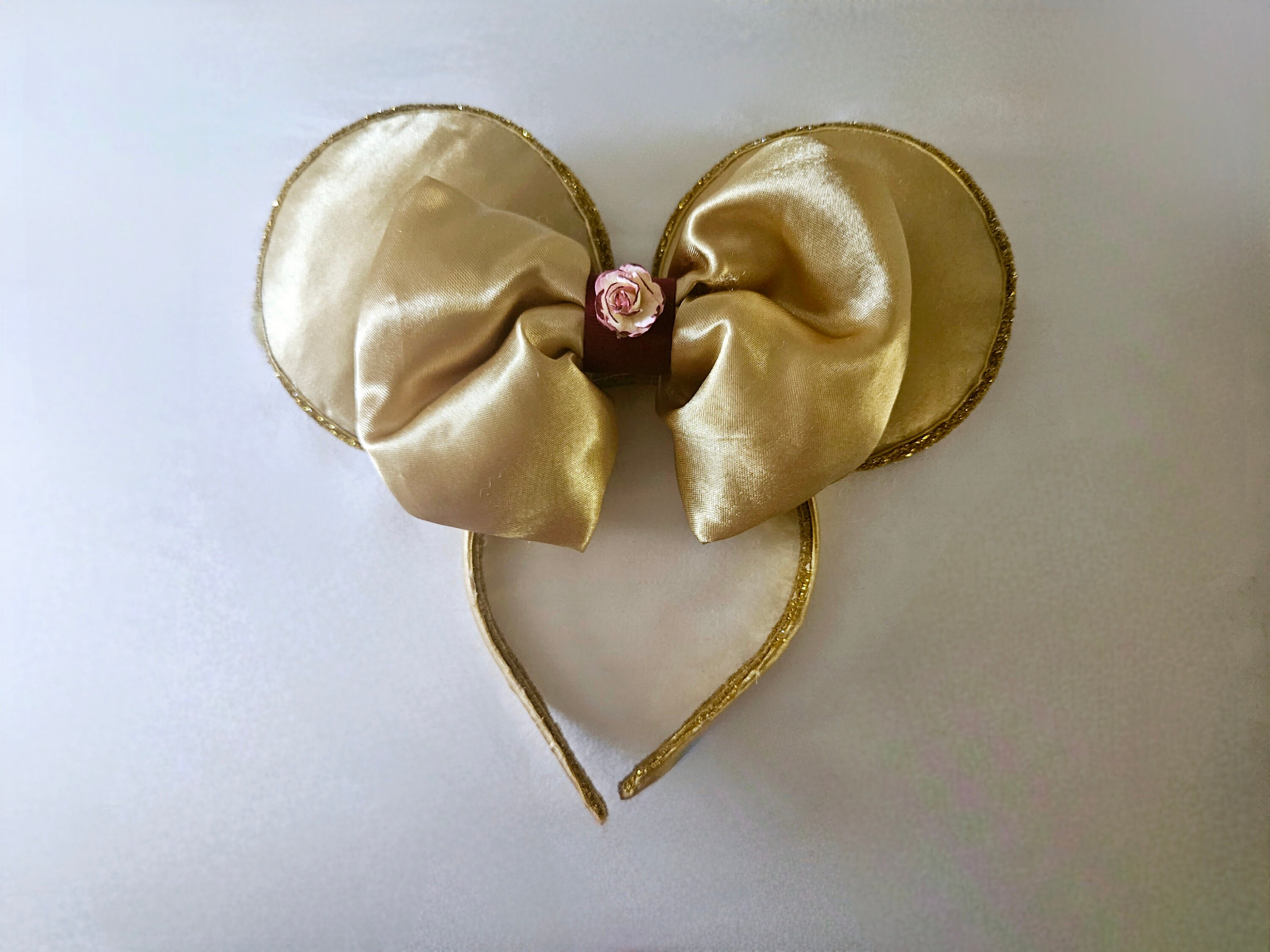 Starlight Creation Magical Princess Handcrafted Silk Fluffy Bow Mouse Ears Magical Kindom snow ...