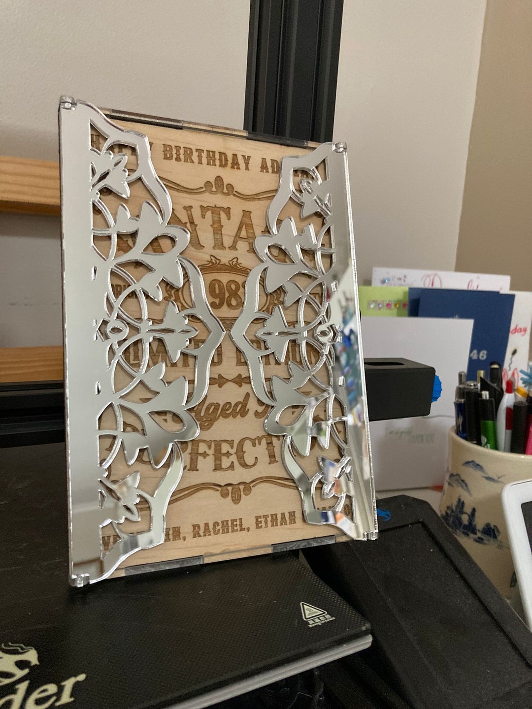 Laser Cut File: 3D Card for Birthday/wedding/special Occasion - 3mm ...