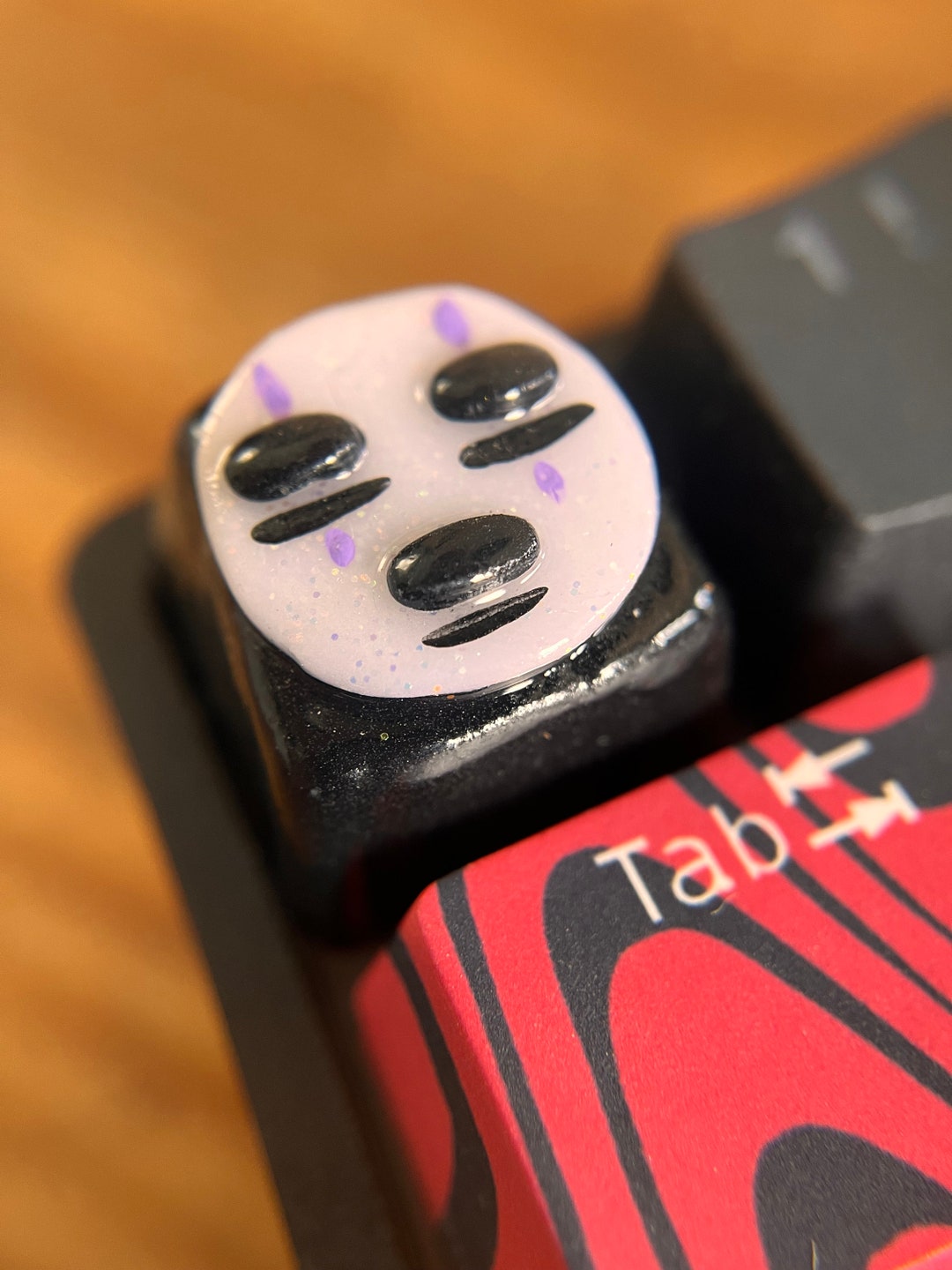 No-face Keycap, Cute Resin Keycap, Studio Ghibli Keycap for Mechanical ...