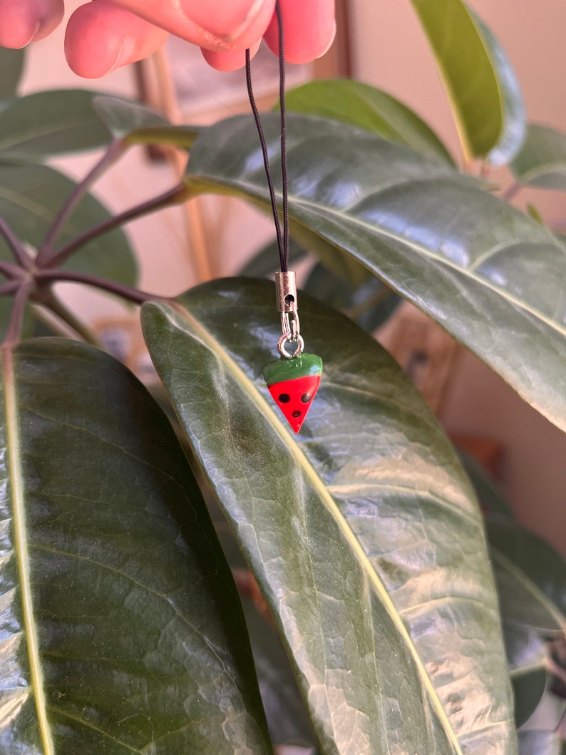 Watermelon Desk Pal and Watermelon Charm, Watermelon Clay Figure ...