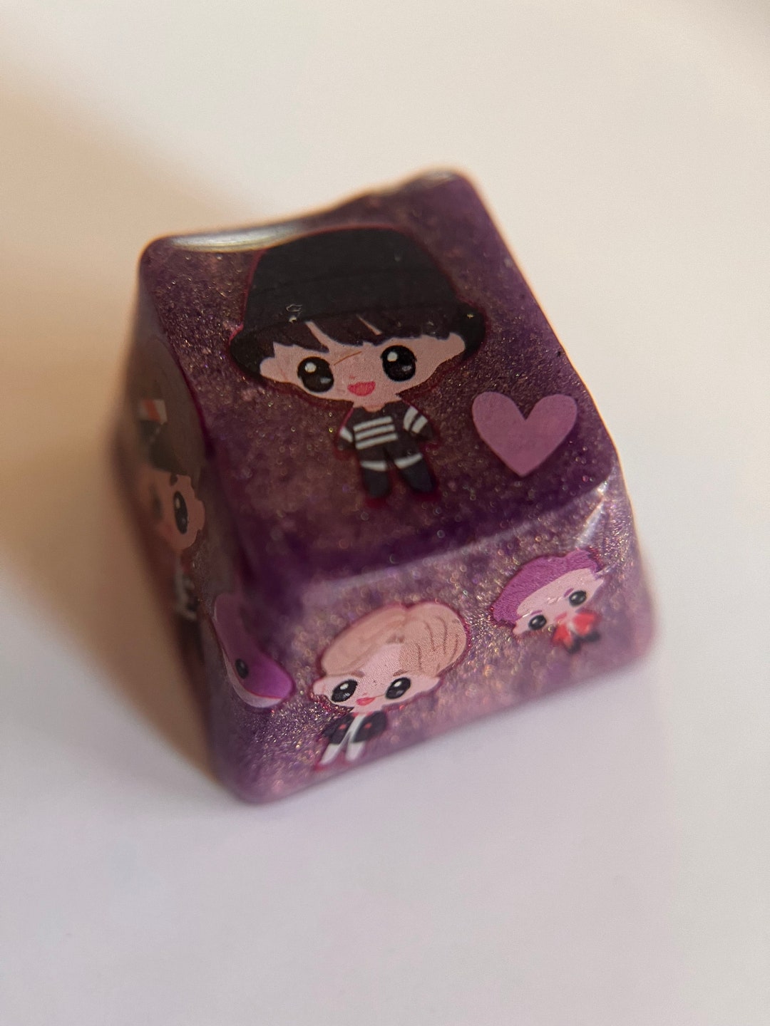 BTS Keycap, Cute Resin Keycap, BTS Keycap for Mechanical Keyboards ...