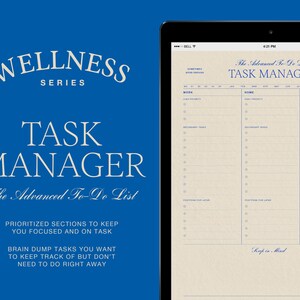To Do List Productivity Digital Planner Motivation Mindful Journal iPad ...