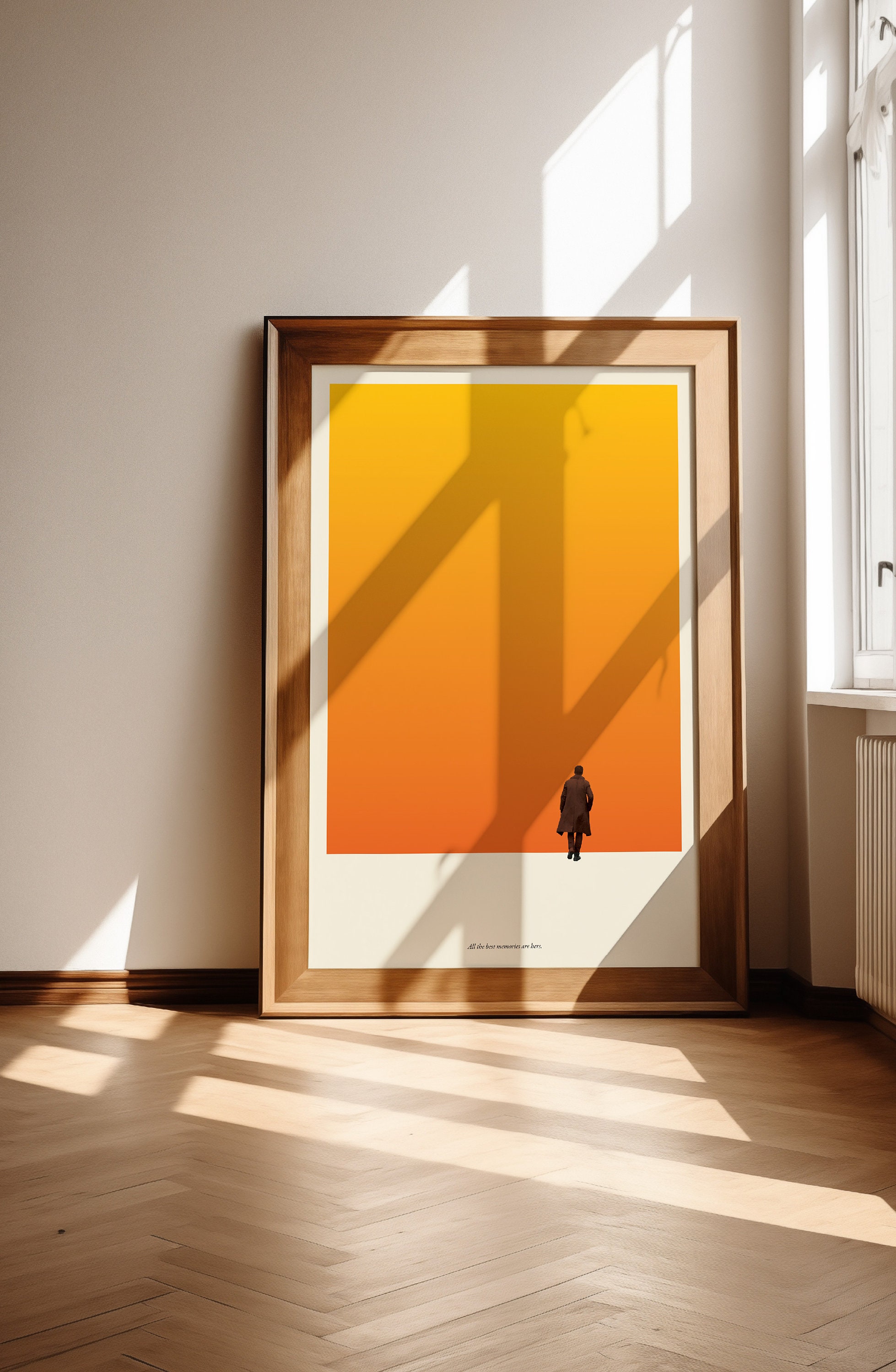 Blade Runner 2049 Inspired Movie Poster, Gradient Aura Print ...