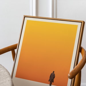 Blade Runner 2049 Inspired Movie Poster, Gradient Aura Print ...