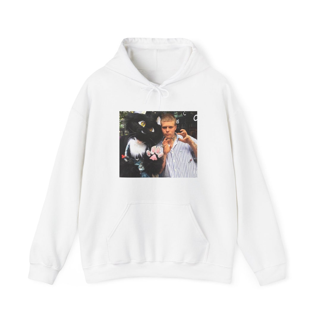 Yung Lean With A Furry Funny Hoodie Y2K Meme Sadboys Drain Gang Bladee ...
