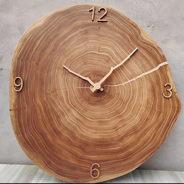 Wood Wall Clock - Etsy