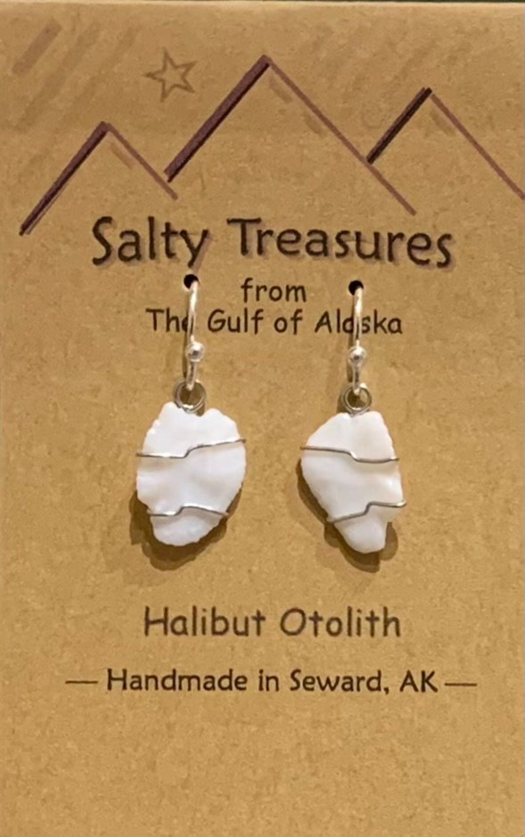 Otolith Earrings With Sterling Silver Earwire - Etsy