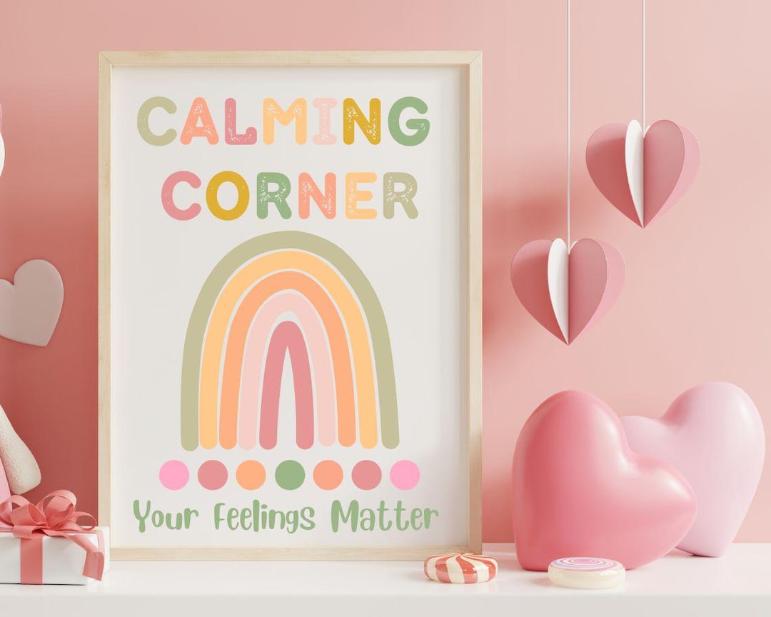 Calming Corner Sign, Therapist Door Sign, Calming Corner Classroom ...