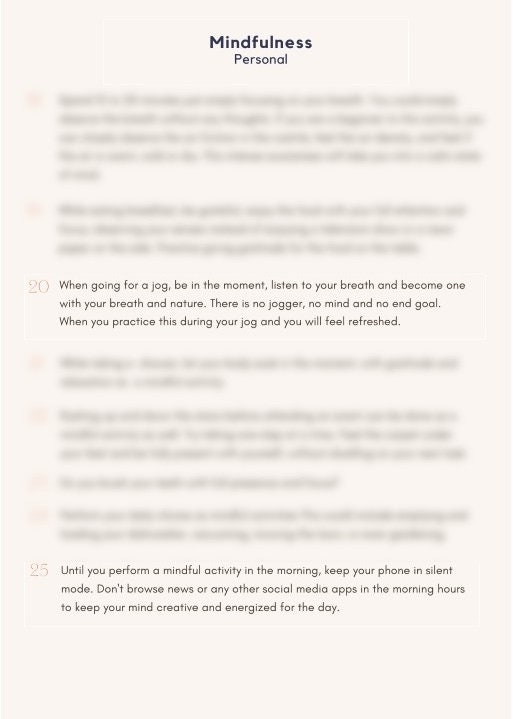 36 Mindfulness Exercises | Deep Prompts | Printable PDF - Etsy