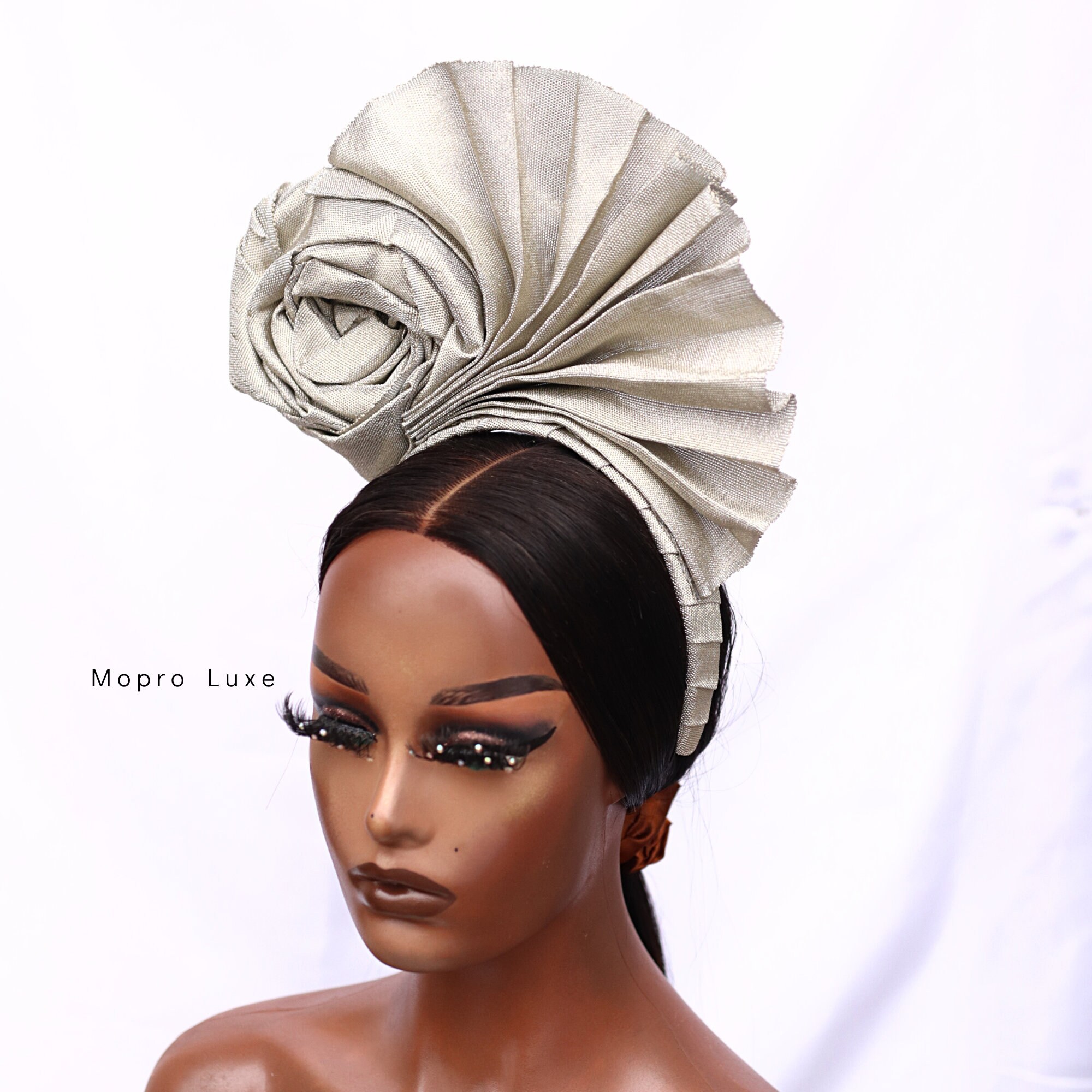 Asooke Autogele Nigerian Gele Asooke Headband Headwrap - Etsy