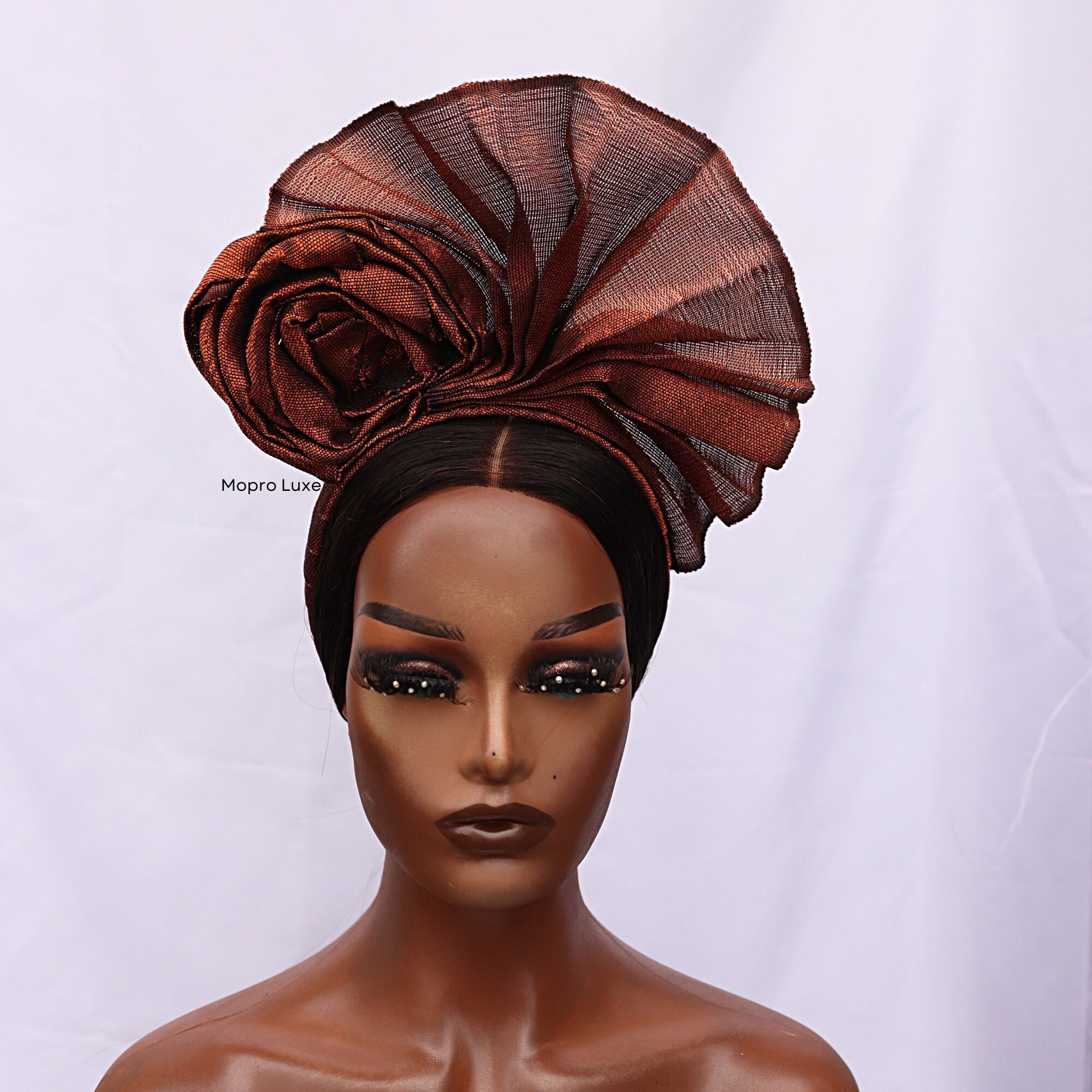 Asooke Gele Headband Nigerian Autogele - Etsy