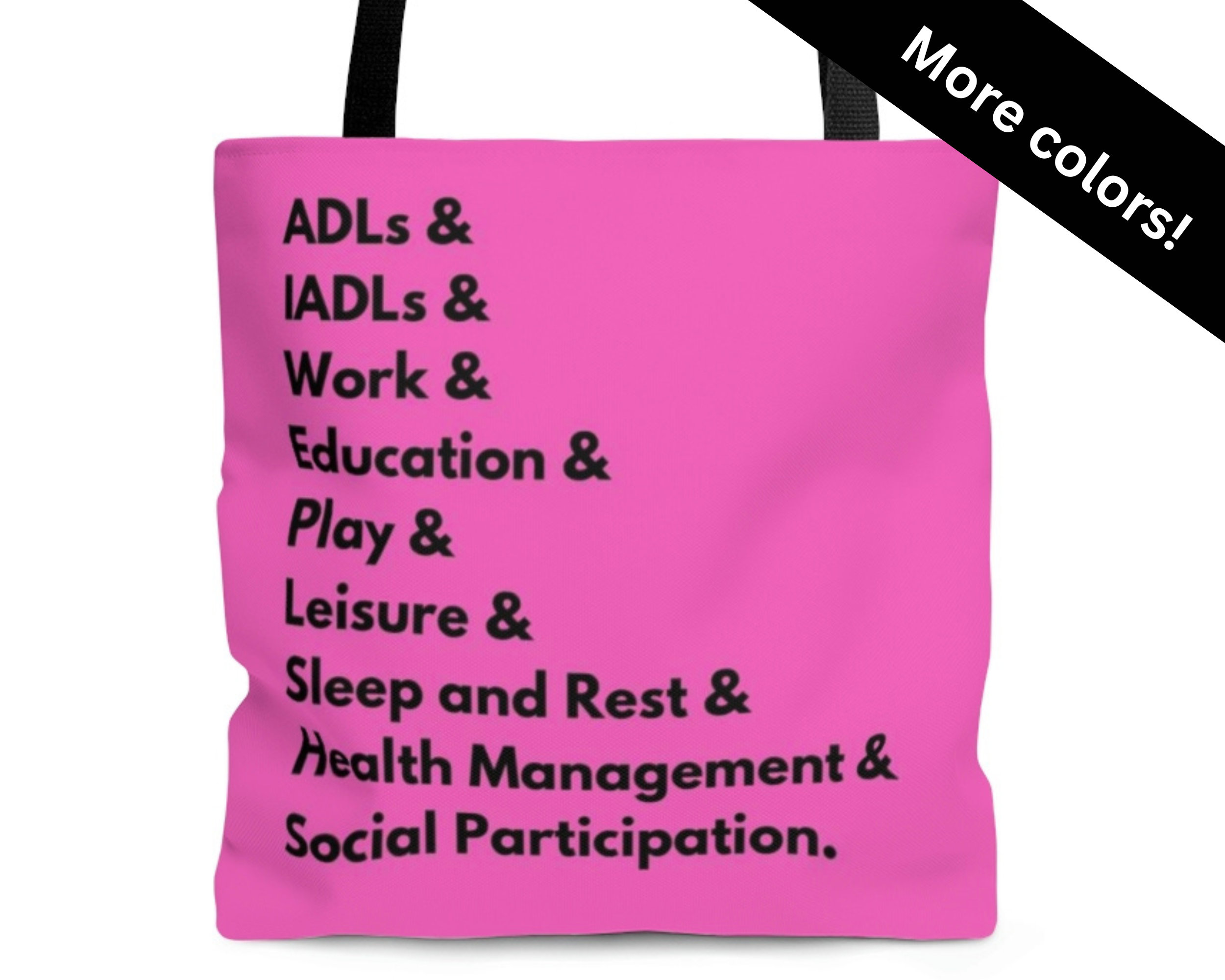 OT Tote Bag | Occupational Therapy, OT Gifts, Occupational Therapy ...