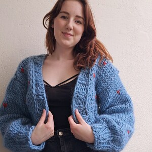 Crazy in Love Cardigan Pattern - Etsy