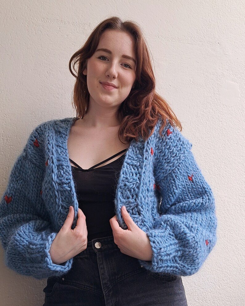 Crazy in Love Cardigan Pattern - Etsy