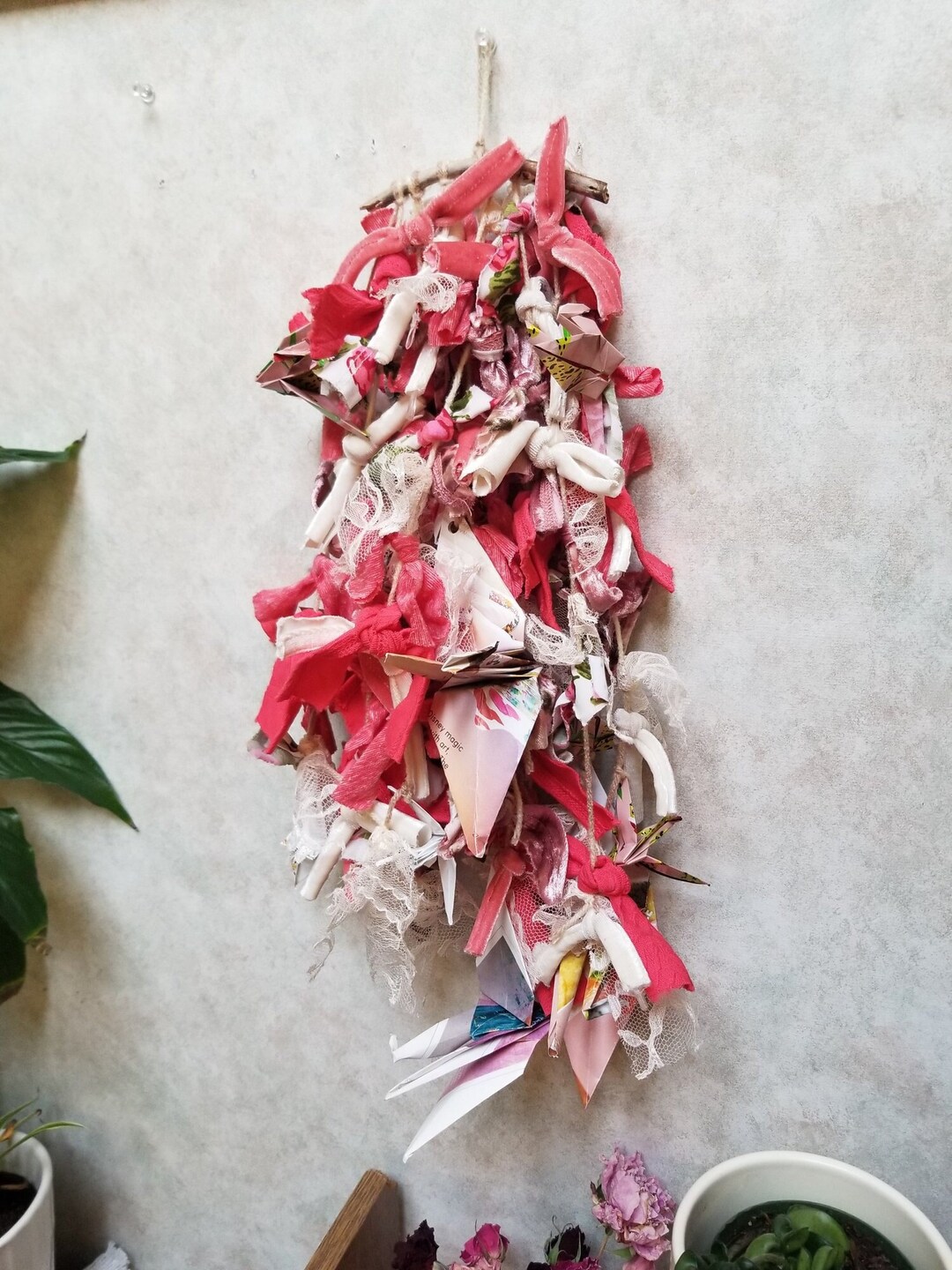 Handmade Dreamcatcher - Upcycled Dreamcatcher - Handmade Wall Hanging ...