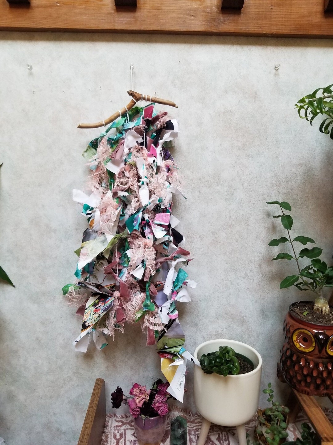 Handmade Dreamcatcher - Upcycled Dreamcatcher - Handmade Wall Hanging ...
