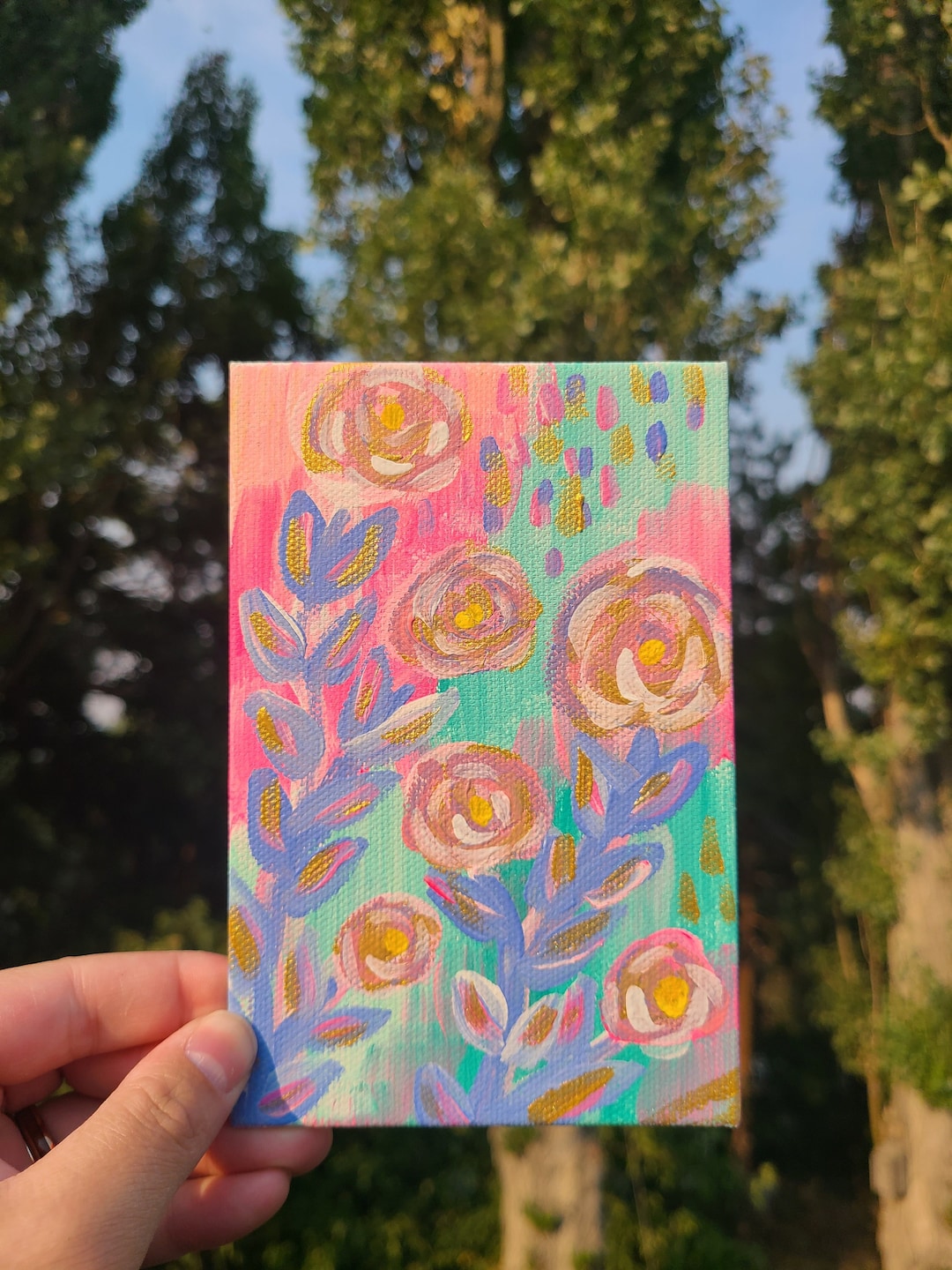 Parade of Poppies Original Painting - Etsy