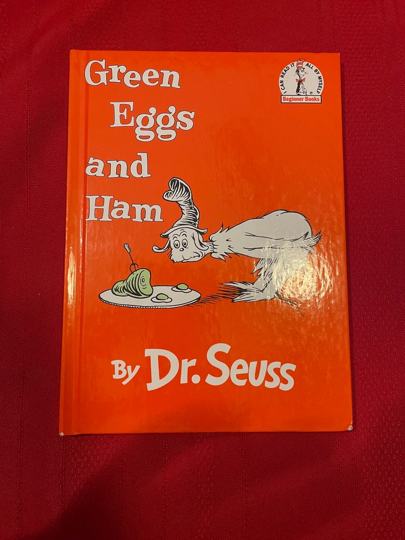 Green Eggs and Ham, by Dr. Seuss, Hardcover Book, 1988 - Etsy