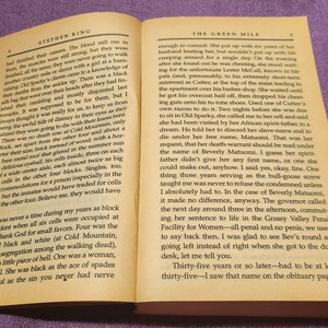 The Green Mile, by Stephen King, First Edition, Paperback Book, 1999 - Etsy