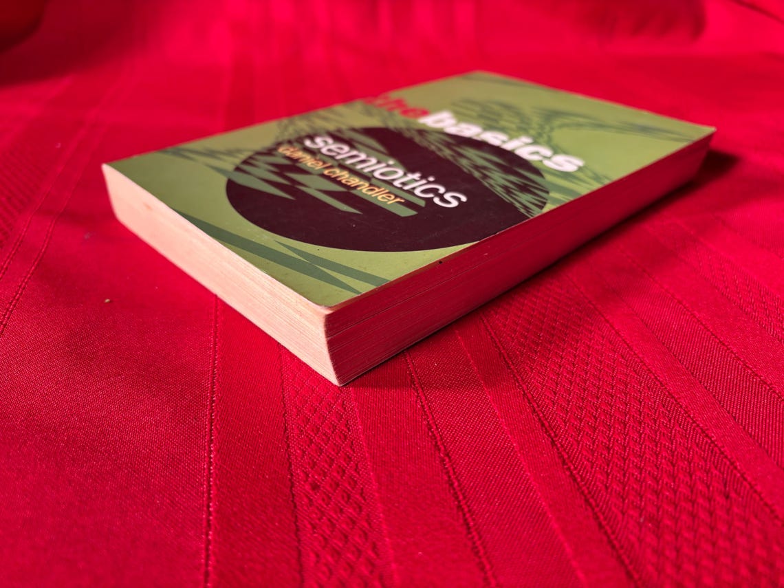 The Basics, Semiotics, by Daniel Chandler, Paperback Book, 2006 - Etsy