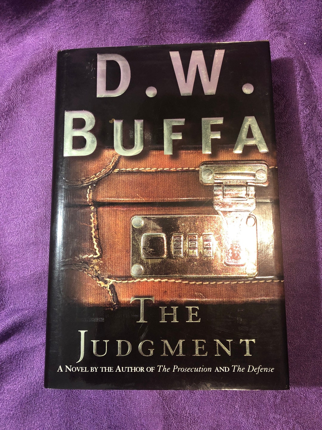 The Judgment, by D. W. Buffa, First Edition, Hardcover Book, 2001 - Etsy