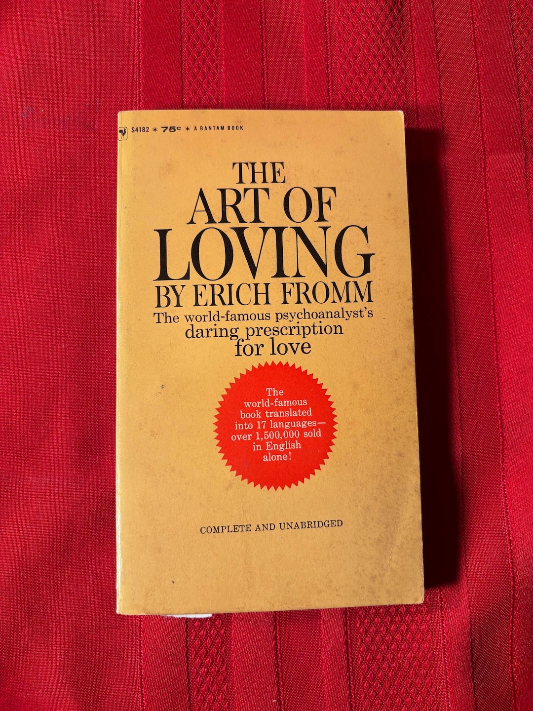The Art of Loving, by Erich Fromm, Paperback Book, 1967 - Etsy
