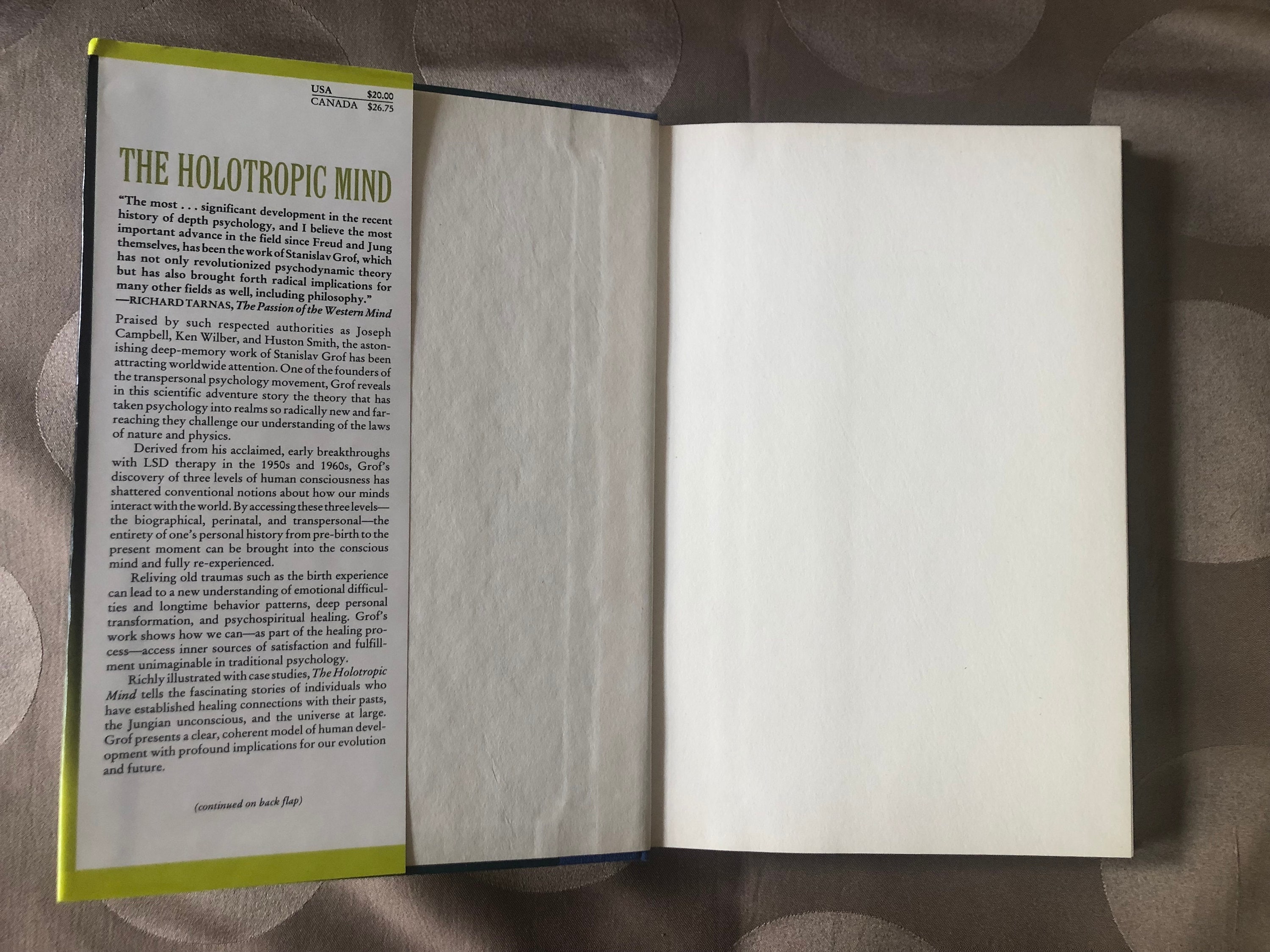 The Holotropic Mind, by Stanislav Grof, MD, With Hal Zina Bennett ...