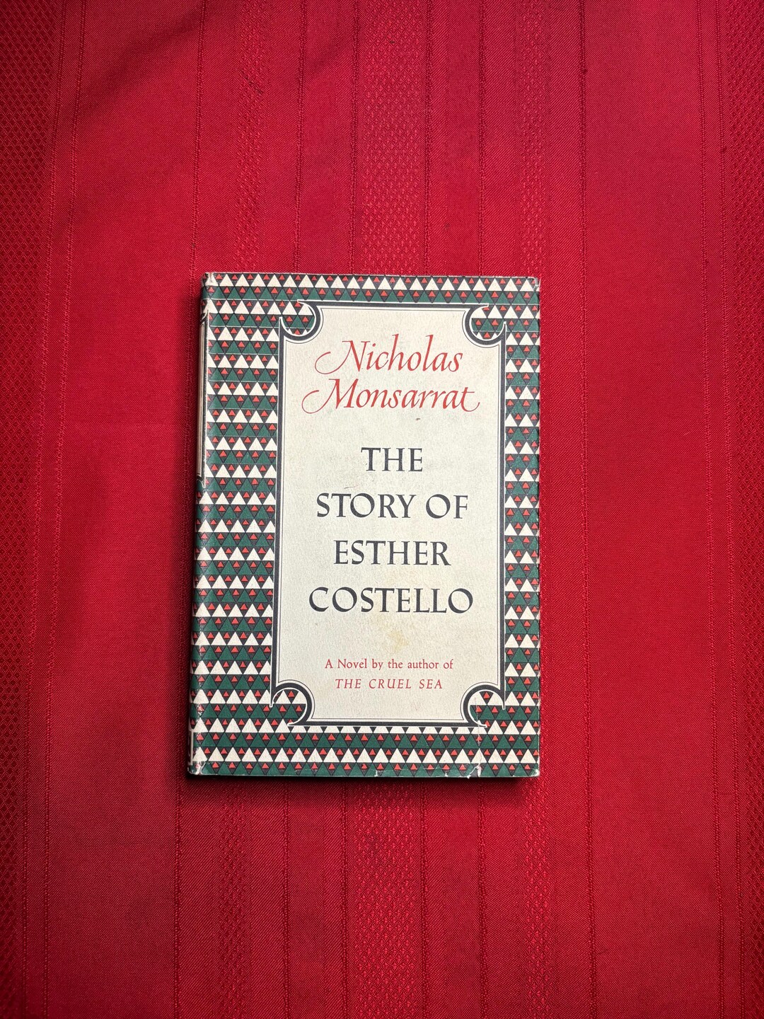 The Story of Esther Costello, by Nicholas Monsarrat, Stated First ...