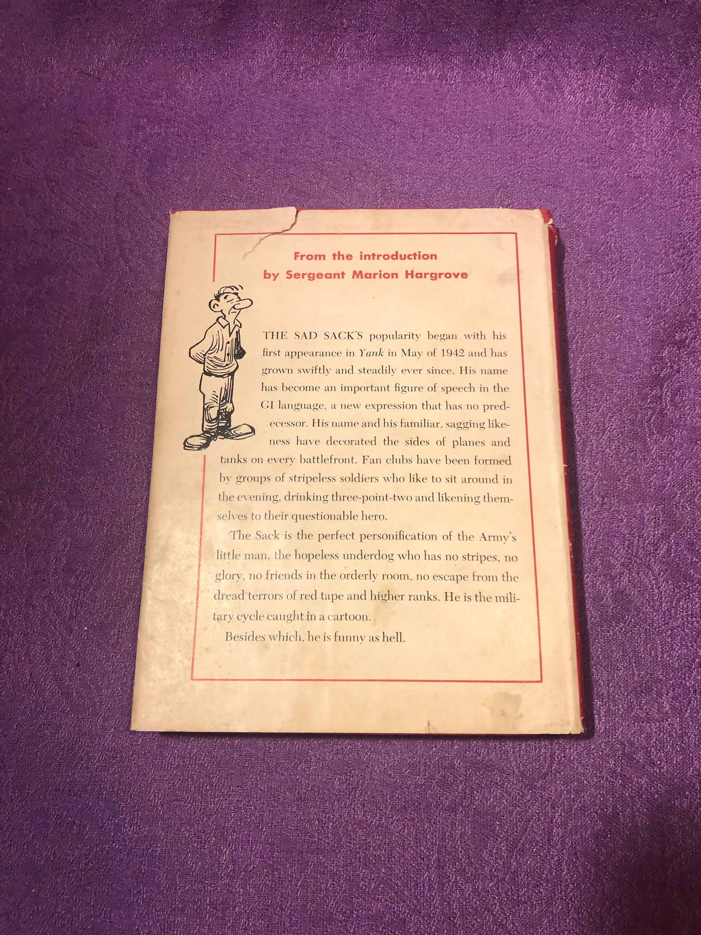 The Sad Sack, by Sergeant George Baker, First Edition, Hardcover Book ...