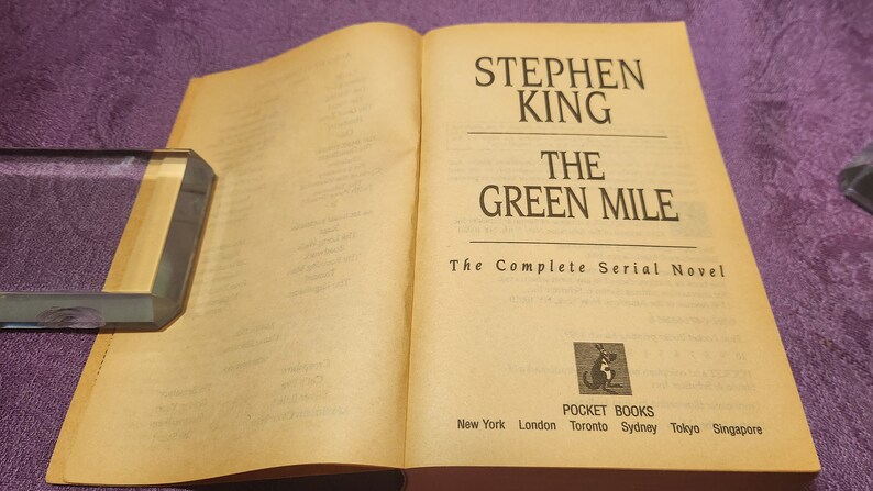 Stephen King, by Stephen King, First Edition, Paperback Book, 1999 - Etsy