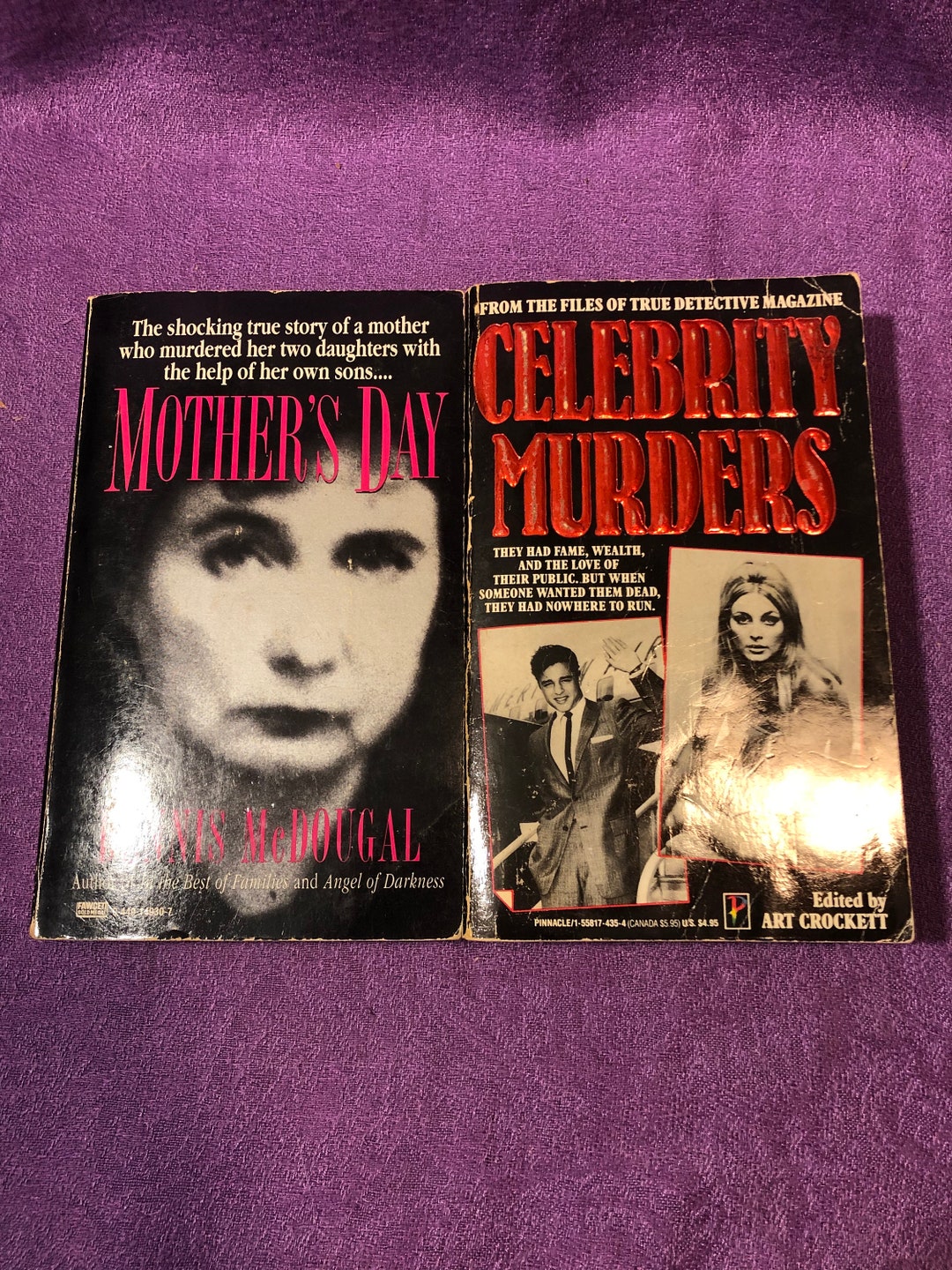 Celebrity Murders and Mothers Day, True Crime, Vintage Paperback Books ...
